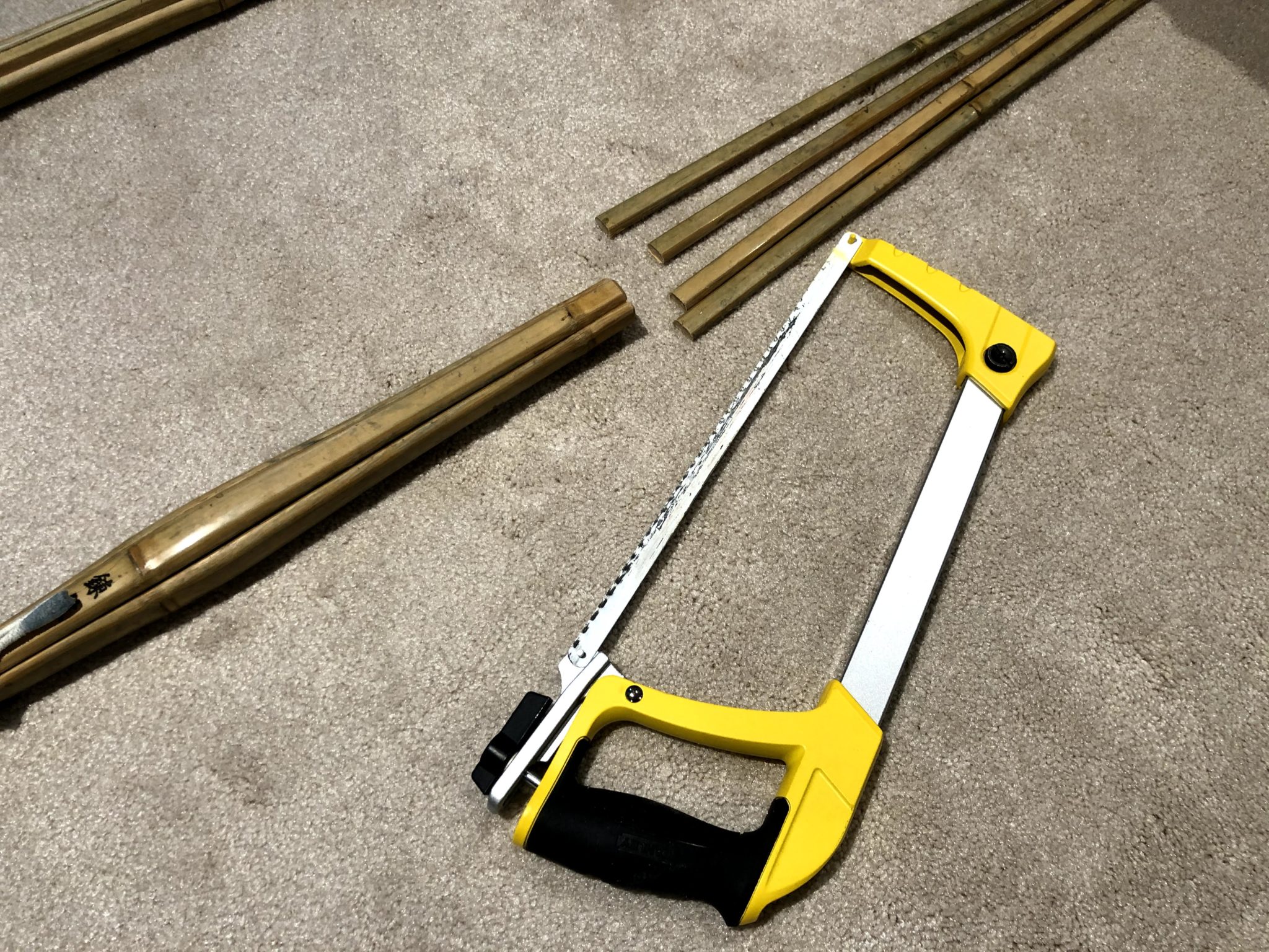 Making a Short Practice Shinai - Kensyukai Markham Kendo